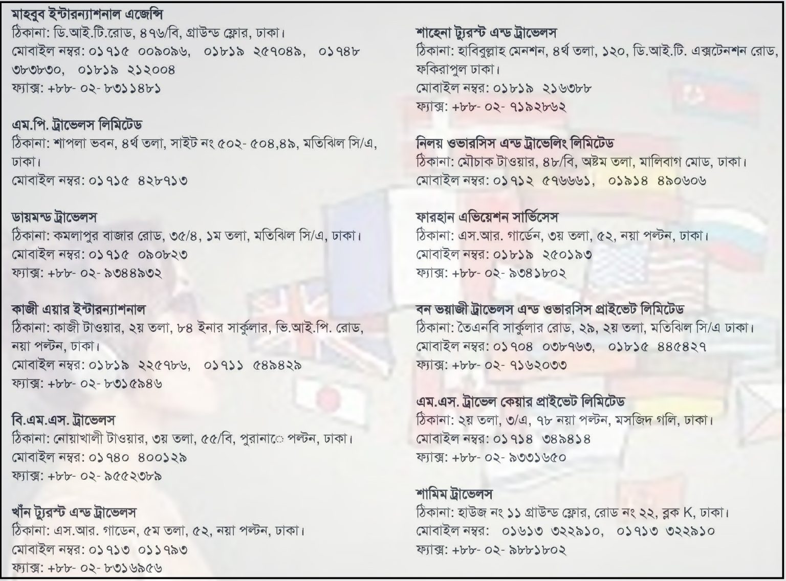 BMET Recruiting Agency List 2026 । বিদেশ যাওয়ার এজেন্সি গুলোর তালিকা ...